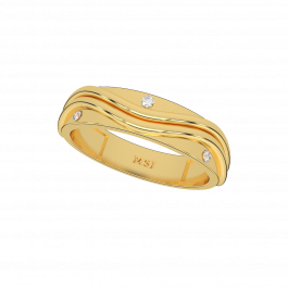 The Free Flow Gold Diamond Ring