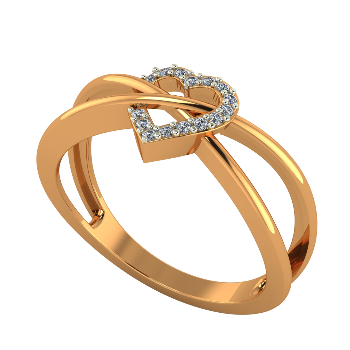 Motisons Jewellers - Heart In Sync Diamond Ring