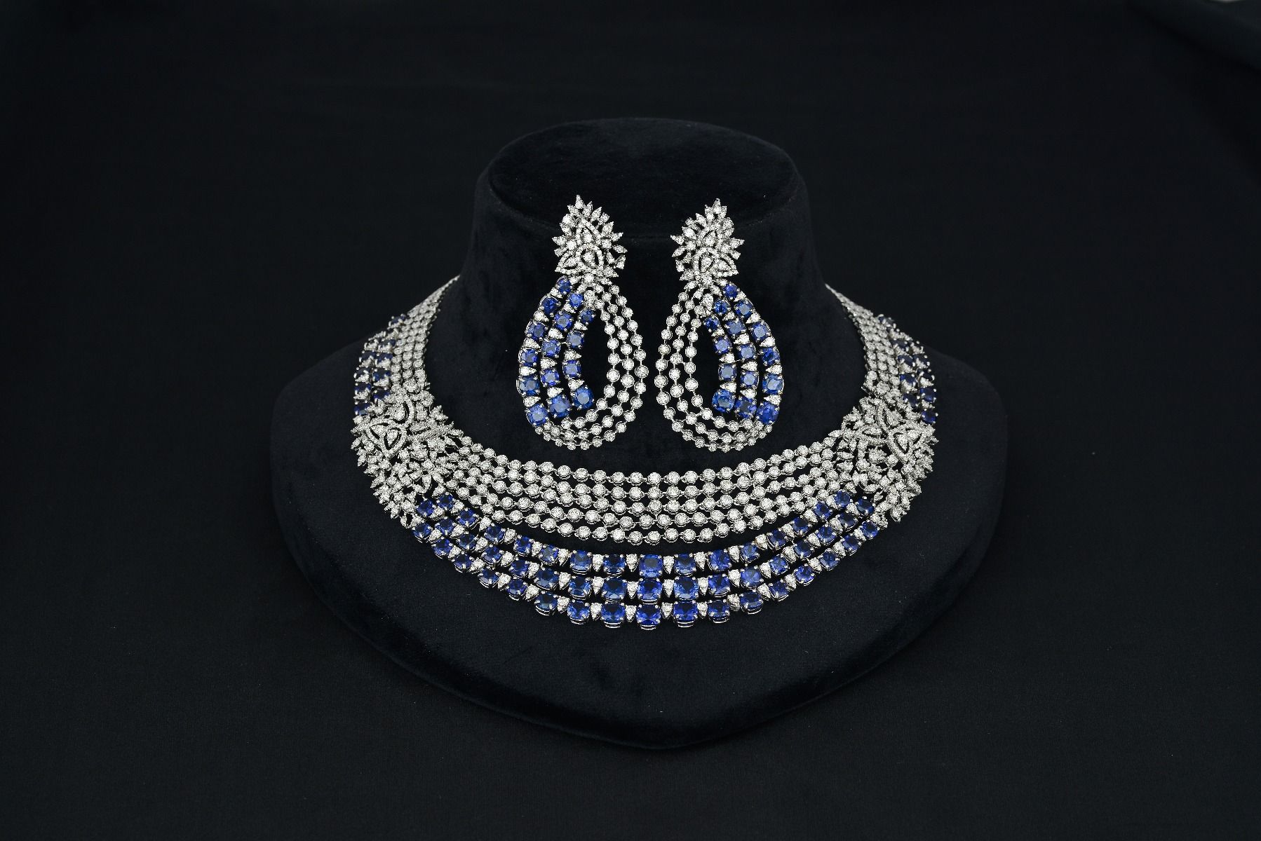 The Diamond and Color Stone Necklace